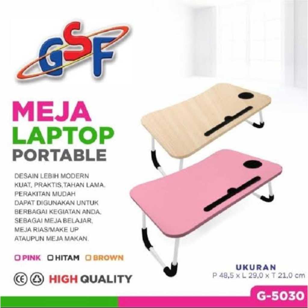 Jual Meja Belajar Portable / Meja Laptop / Meja Lipat Serbaguna GSF G-5030 | Shopee Indonesia