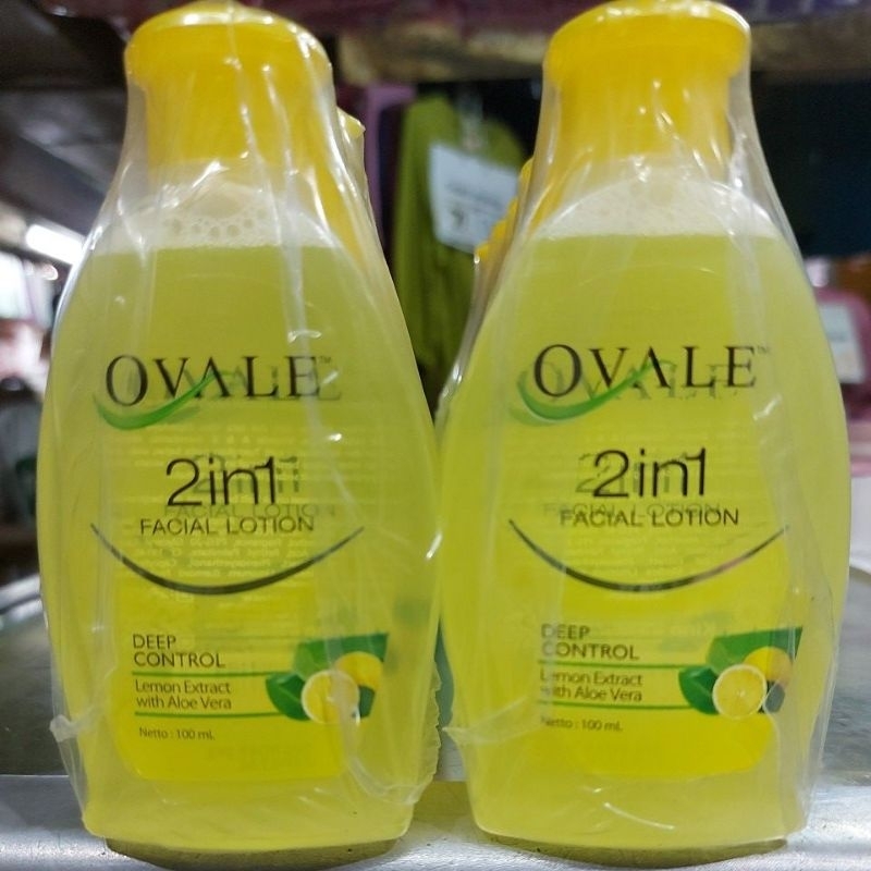 Jual Ovale Facial Lotion Deep Control Lemon Extract Aloe Vera 100ml ...