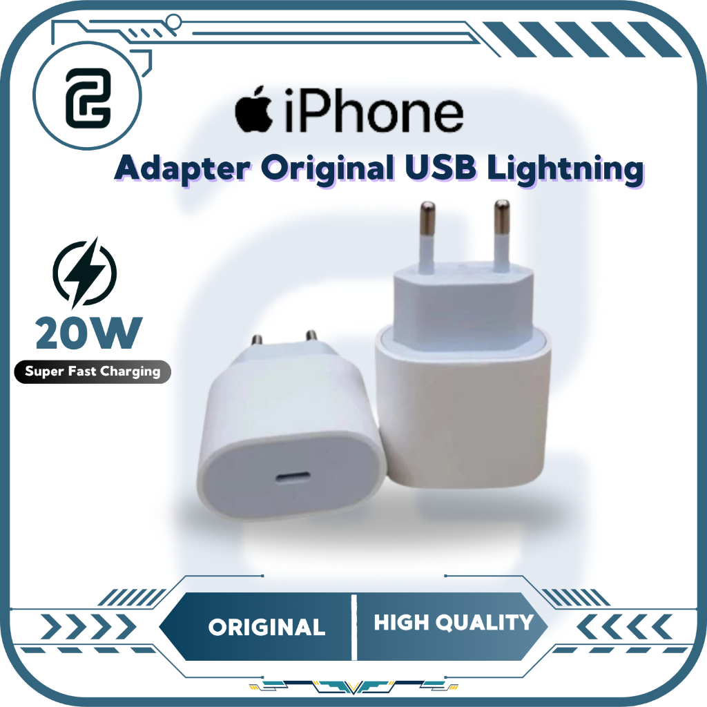 Jual Adapter Charger Iphone Original 20 watt Power Garansi Resmi ...