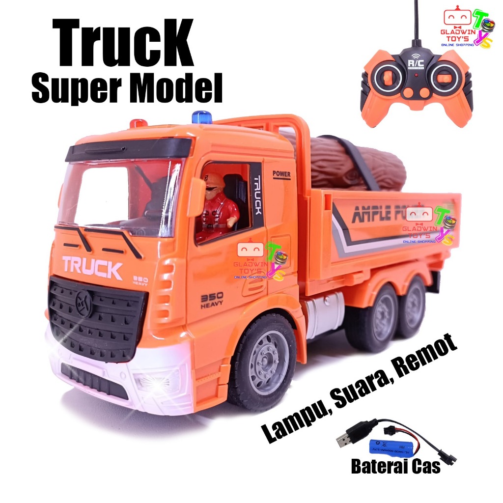 Jual RC MAINAN TRUCK KAYU MOBIL ANGKUT BARANG BERAT RC PICKUP MUATAN ...