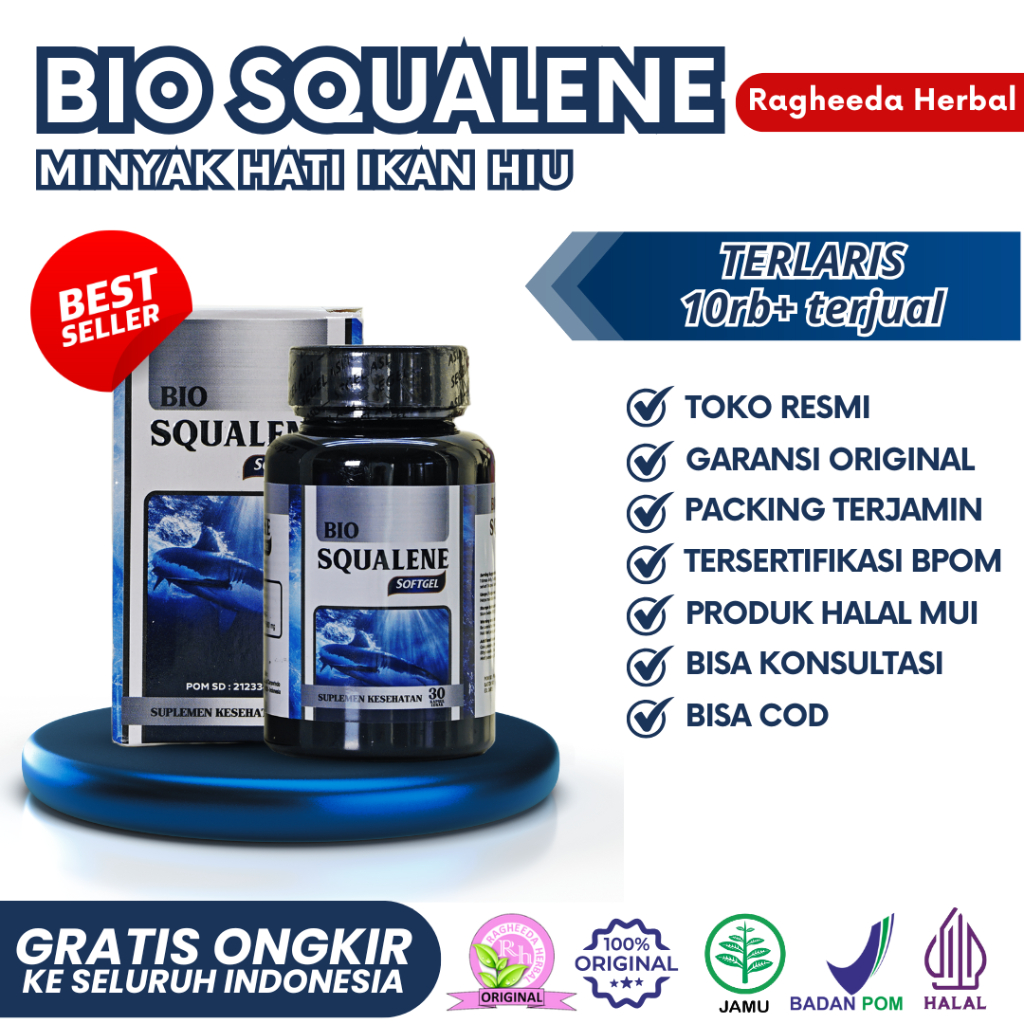 Jual Bio Squalene Original 100% - Minyak Hati Ikan Hiu Asli Isi 30 ...