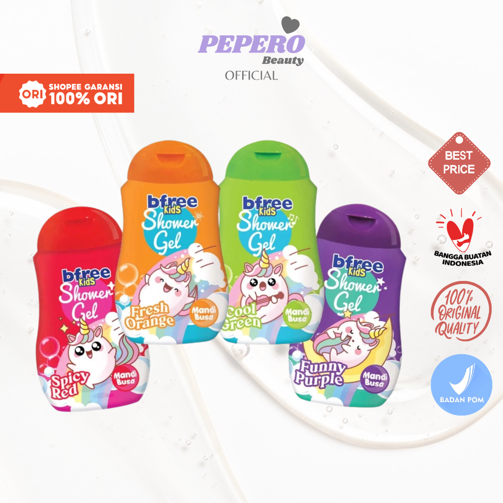 Jual BFREE Kids Shower Gel 300ml - Sabun Mandi Anak Aroma Buah Segar ...