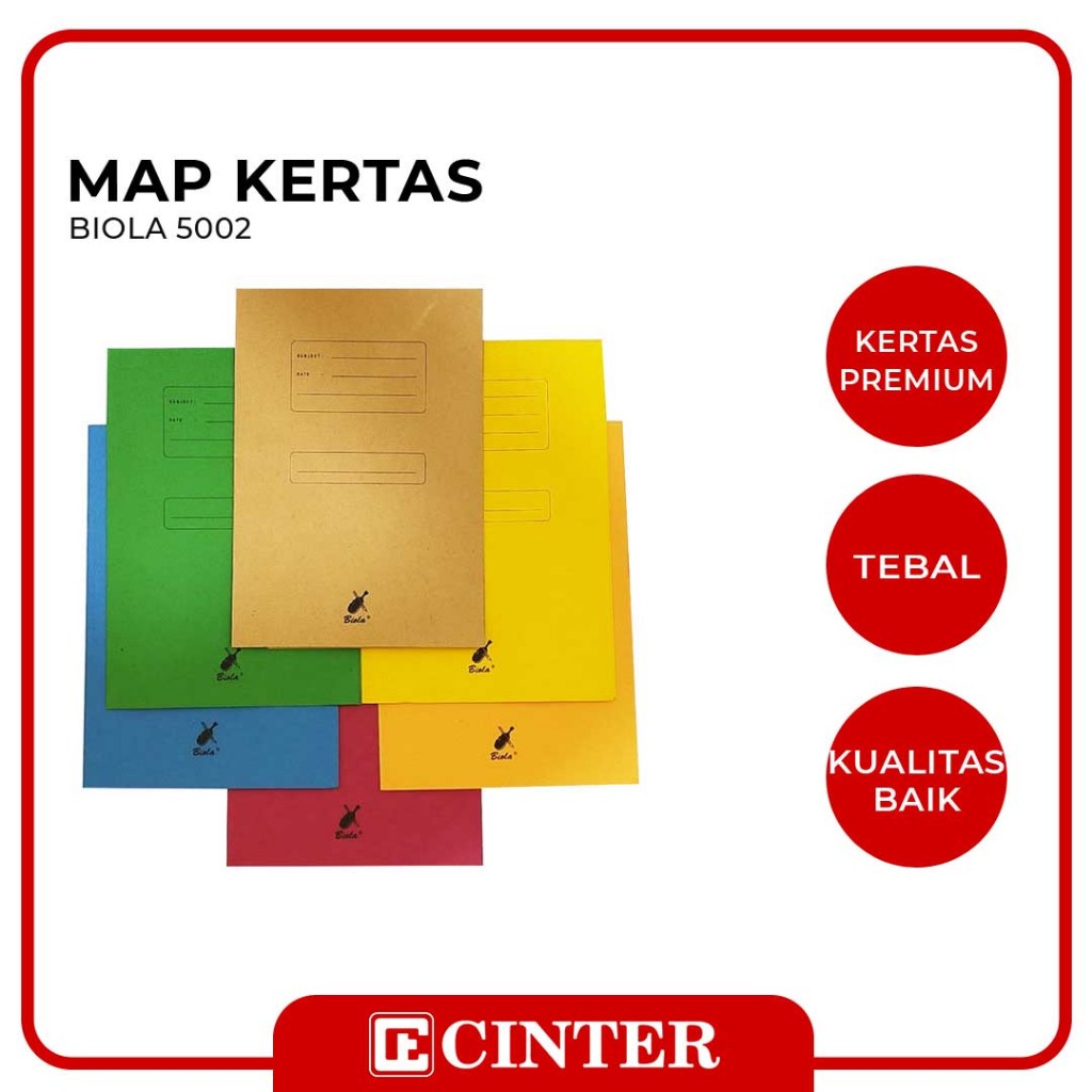 Jual BIOLA - MAP KERTAS / MAP BIASA TEBAL 5002 | Shopee Indonesia