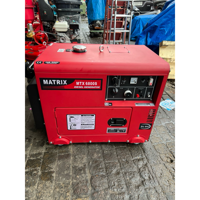 Jual GENSET SILENT DIESEL MATRIX 5000 WATT MT6800S SOLAR HARGA PROMO ...