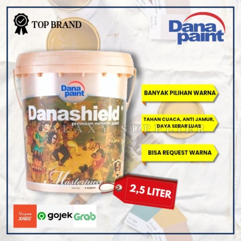 Jual DANAPAINT DANASHIELD 2,5 LITER CAT* EXTERIOR PREMIUM OUTDOOR ...