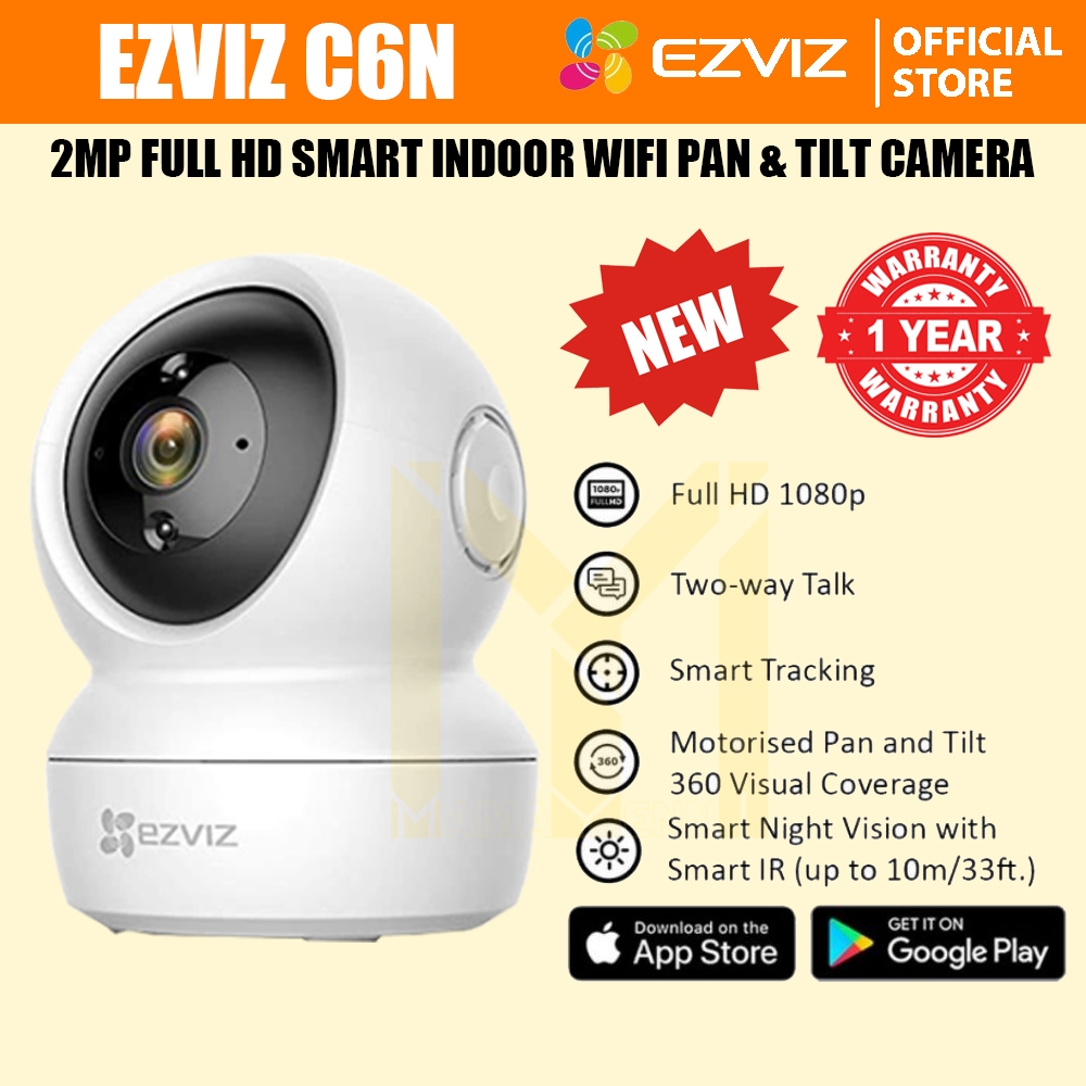 Jual EZVIZ C6N 2MP FULL HD - 2WAY AUDIO SMART HOME PAN & TILT INDOOR ...