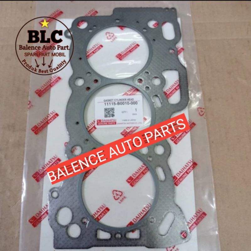 Jual PAKING ONLY -GASKET CYLINDER HEAD DAIHATSU XENIA 1.00Cc NON VVTI ...
