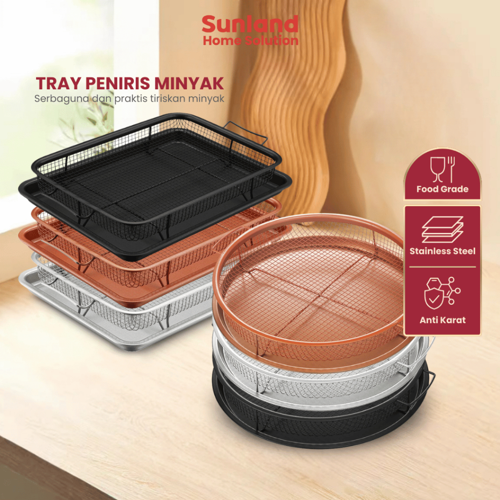 Jual Sunland Peniris MINYAK Cooper Crisper Tray Fika / Saringan Minyak ...
