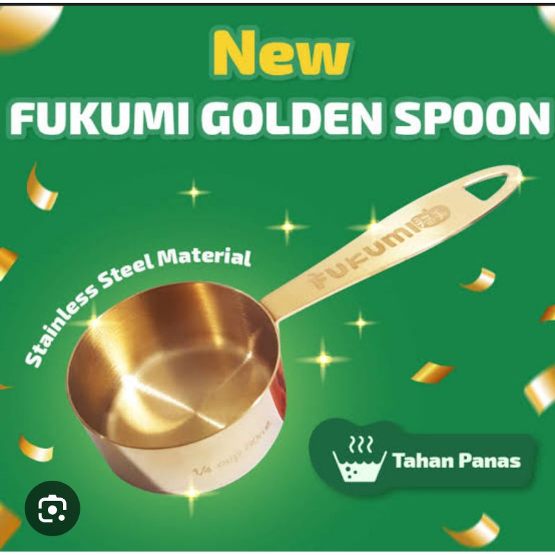 Jual SENDOK TAKAR GOLD FUKUMI LIMITED EDITION ORIGINAL | Shopee Indonesia