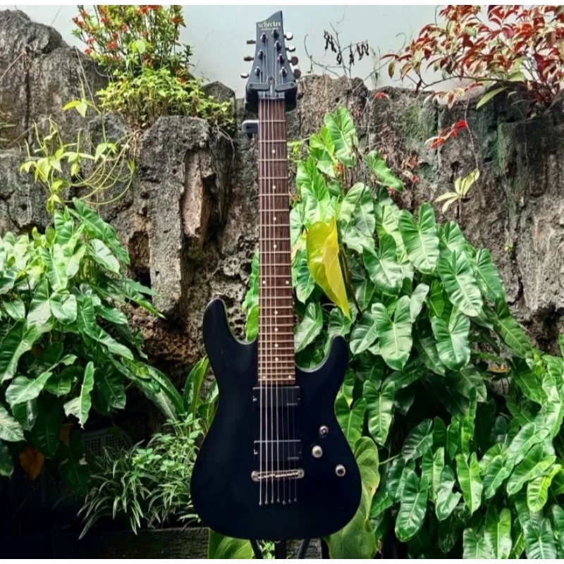 Jual Schecter omen 7 string elektrik gitar original | Shopee Indonesia