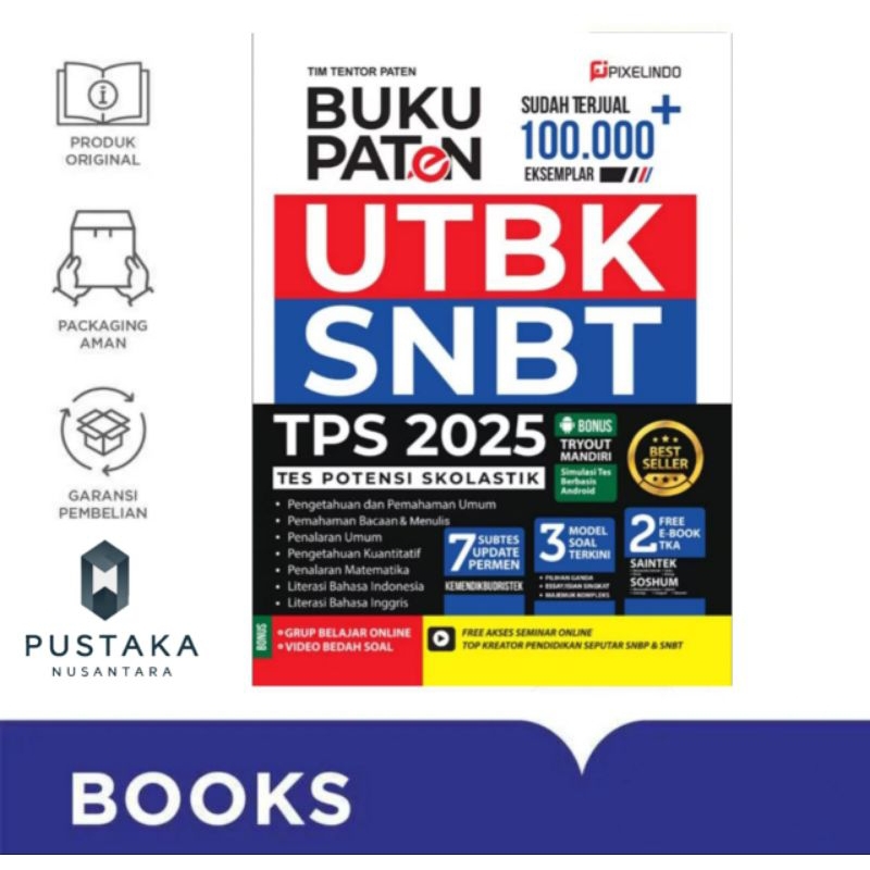 Jual Buku UTBK SNBT TPS 2025 | Shopee Indonesia