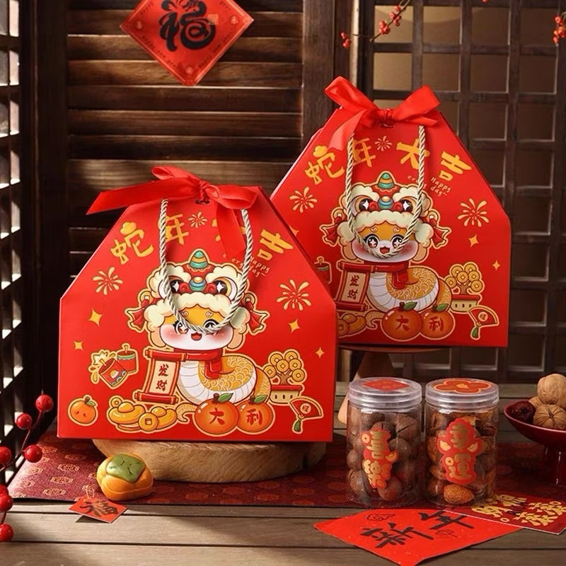 Jual Box Imlek CNY CHinese New Year Box Tenteng Packing Hampers Motif ...