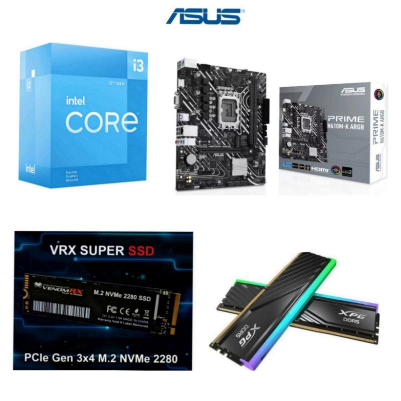 Jual Paket Processor Intel Core i3 12100F / i3 12100 Box Gen 12 LGA ...