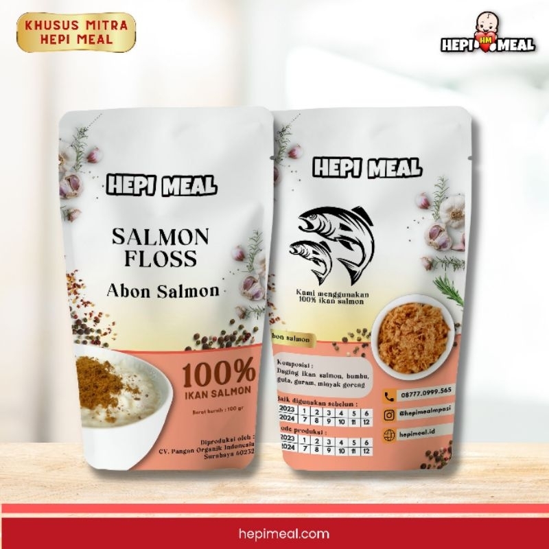 Jual ABON BABY VARIAN RASA SALMON 100 GRAM | Shopee Indonesia