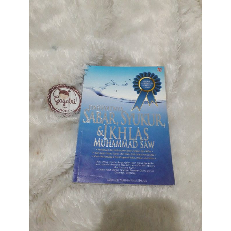 Jual Dahsyatnya Sabar, Syukur, & Ikhlas Muhammad SAW -- BUKU NONFIKSI ...