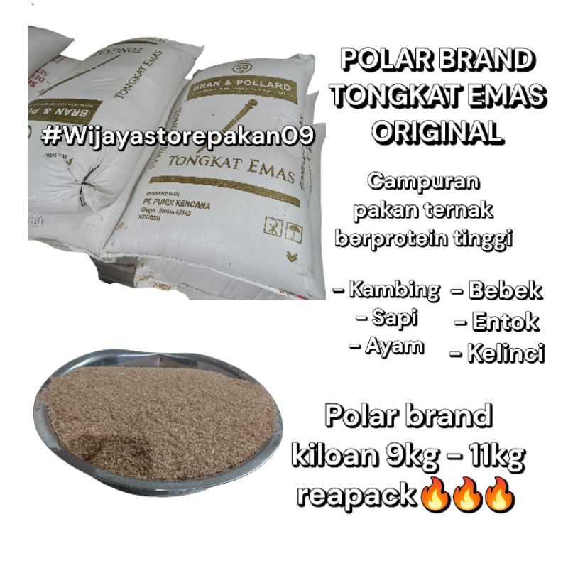 Jual POLAR BRAND TONGKAT EMAS PAKAN TERNAK SAPI,KAMBING,BEBEK,AYAM 9KG ...