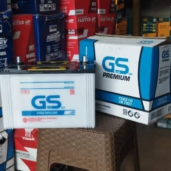 Jual AKI MOBIL BASAH GS 12V N70Z ELF L300 NISSAN MUX GENSET EXCAVATOR | Shopee Indonesia