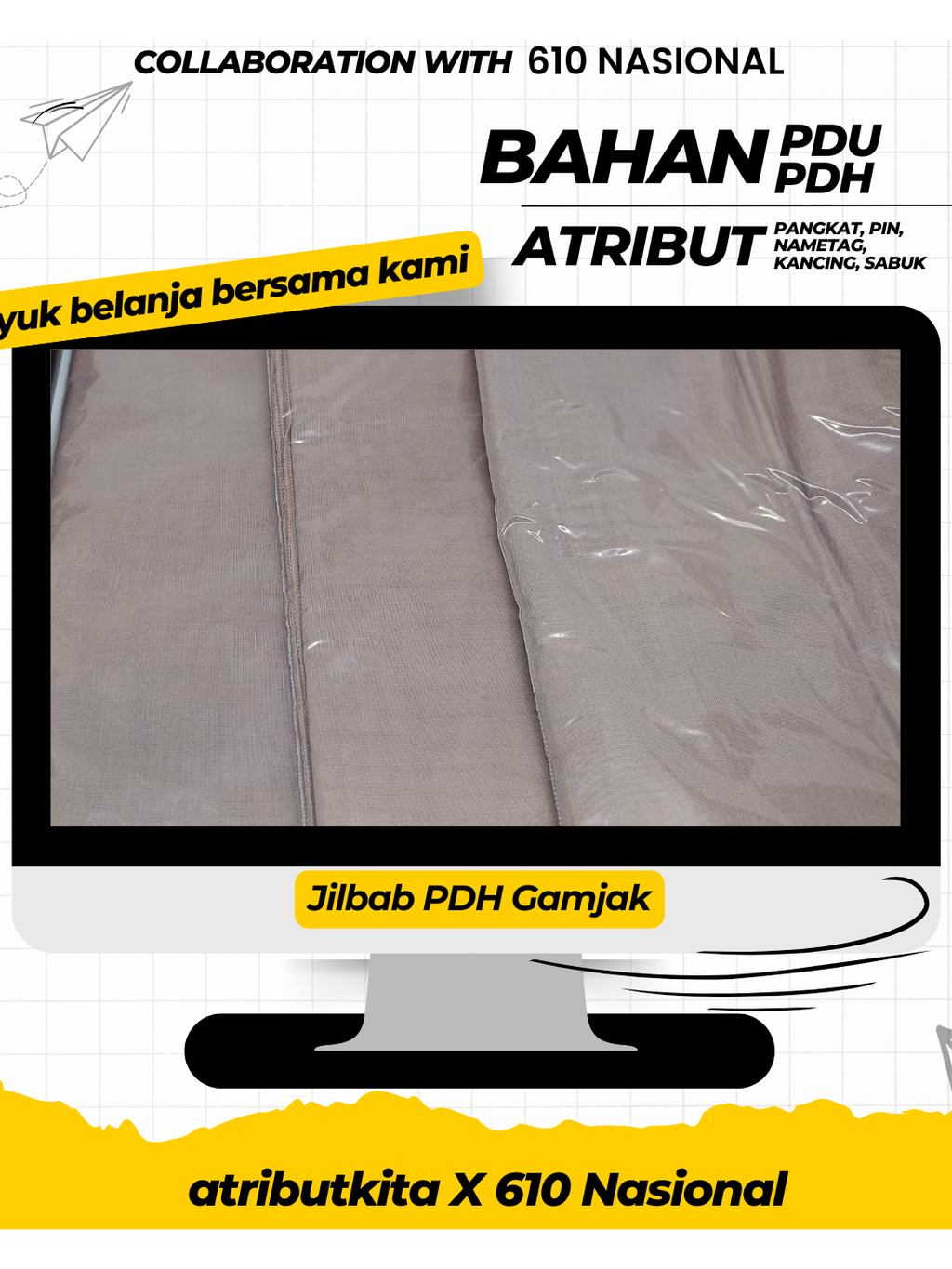 Jual Jilbab PDH PDU Kejaksaan sesuai Gamjak | Shopee Indonesia