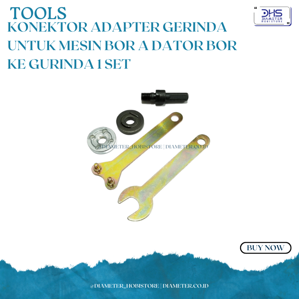 Jual Konektor Adapter Gerinda Untuk Mesin Bor A dator Bor Ke Gurinda 1 ...