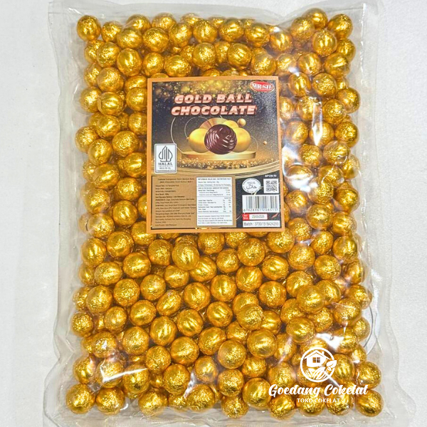 Jual MR.SIF Cokelat Coklat Bola Emas Gold Golden Chocolate Ball Bola ...
