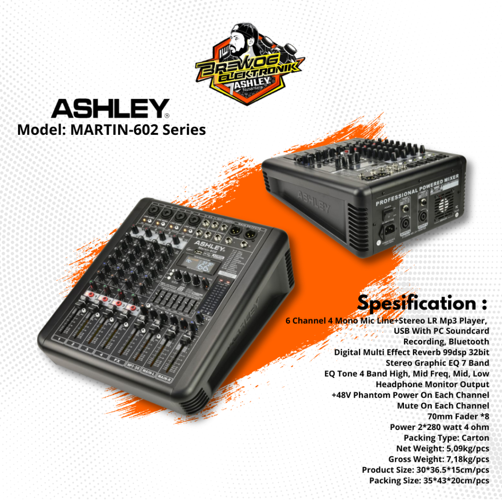 Jual ORIGINAL BREWOG ASHLEY NUSANTARA MIXER TIPE MARTIN 602 SERIES ASHLEY | Shopee Indonesia