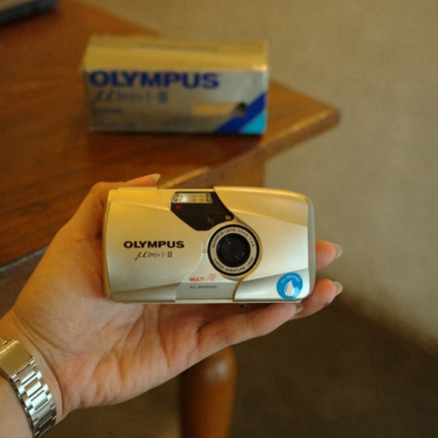 Jual Olympus mju ii Lcd on lengkap box | Shopee Indonesia