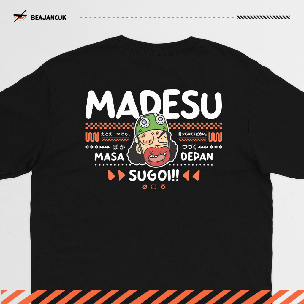 Jual Basic T-Shirt BEAJANCUK | Series One Piece - MADESU: Masa Depan ...