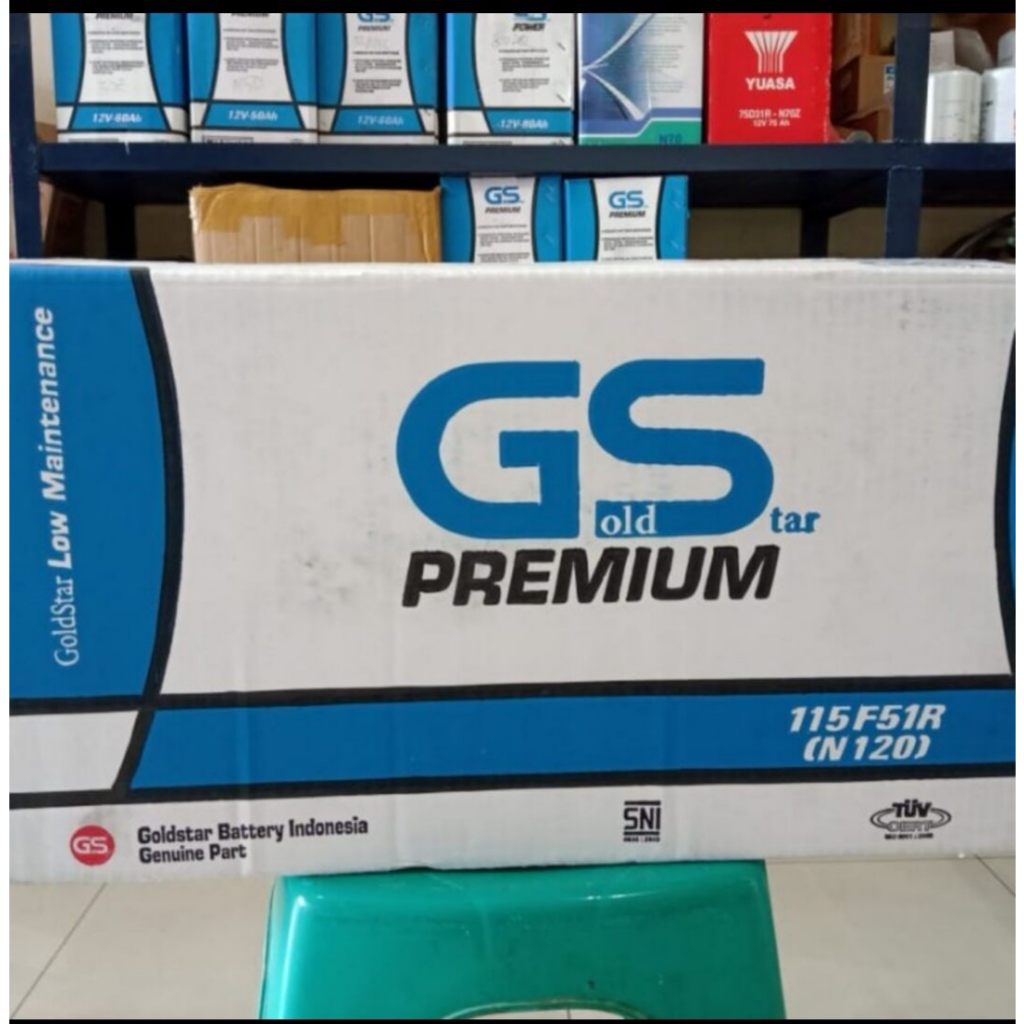 Jual AKI BASAH GS N120 115F51R 12V120AH GENERATOR GENSET DOOZER ...