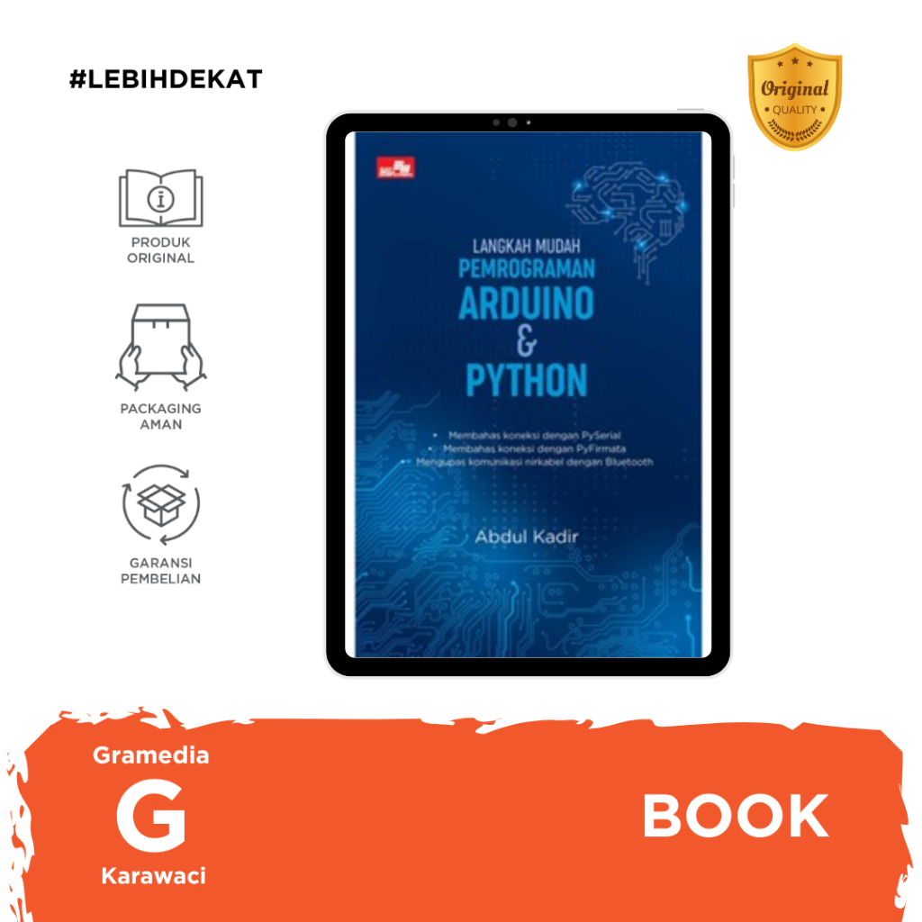 Jual Gramedia Karawaci - Langkah Mudah Pemrograman Arduino & Python | Shopee Indonesia