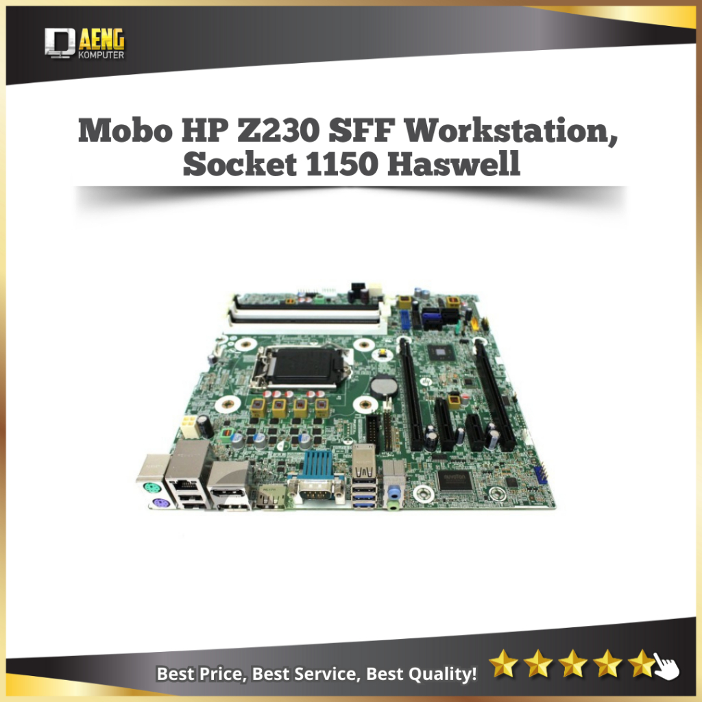 Jual Motherboard PC Built up HP Z230 SFF Workstation Socket 1150 Haswell Support Intel dan Xeon ...