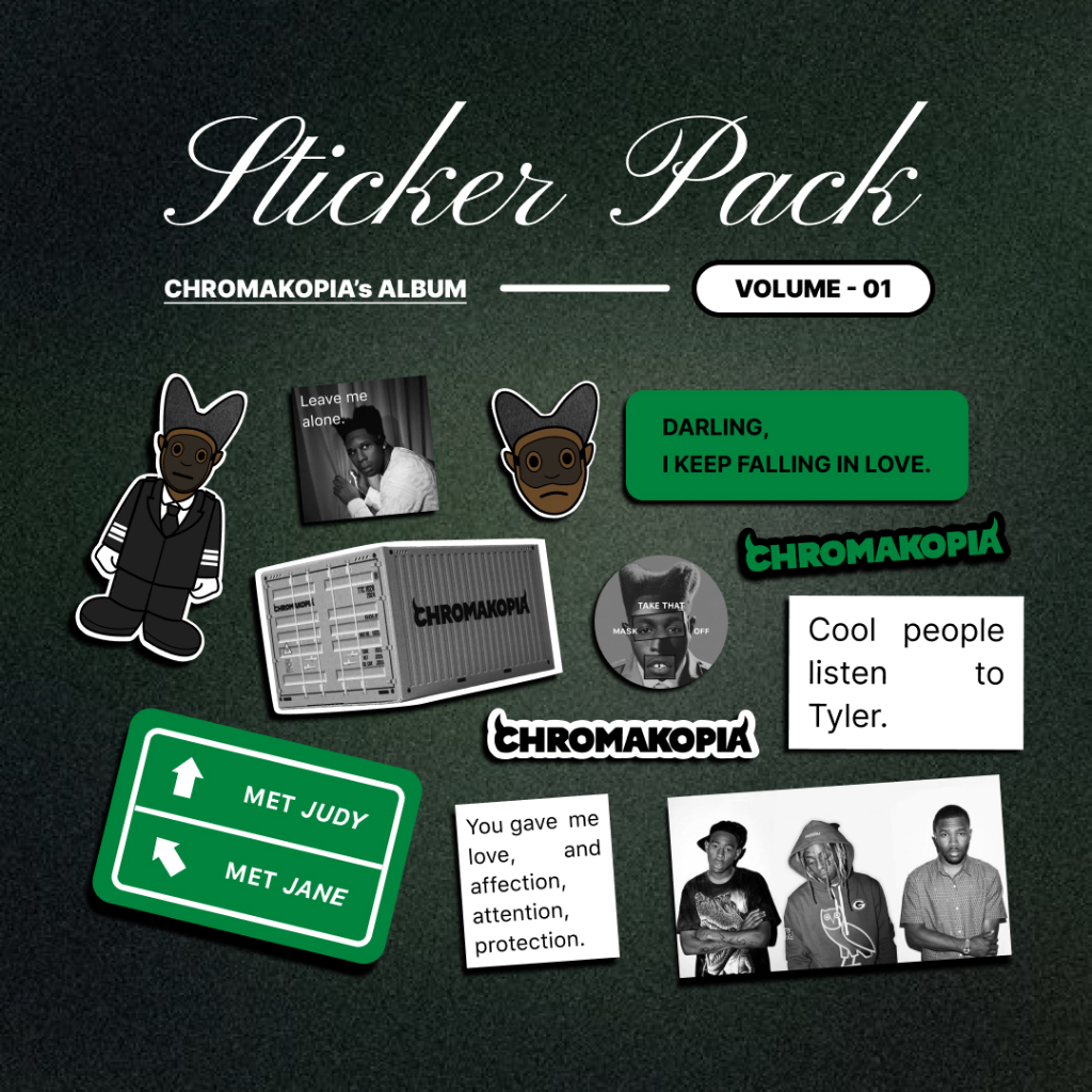 Jual TYLER THE CREATOR Stickers – Chromakopia (READ DESC) | Shopee ...