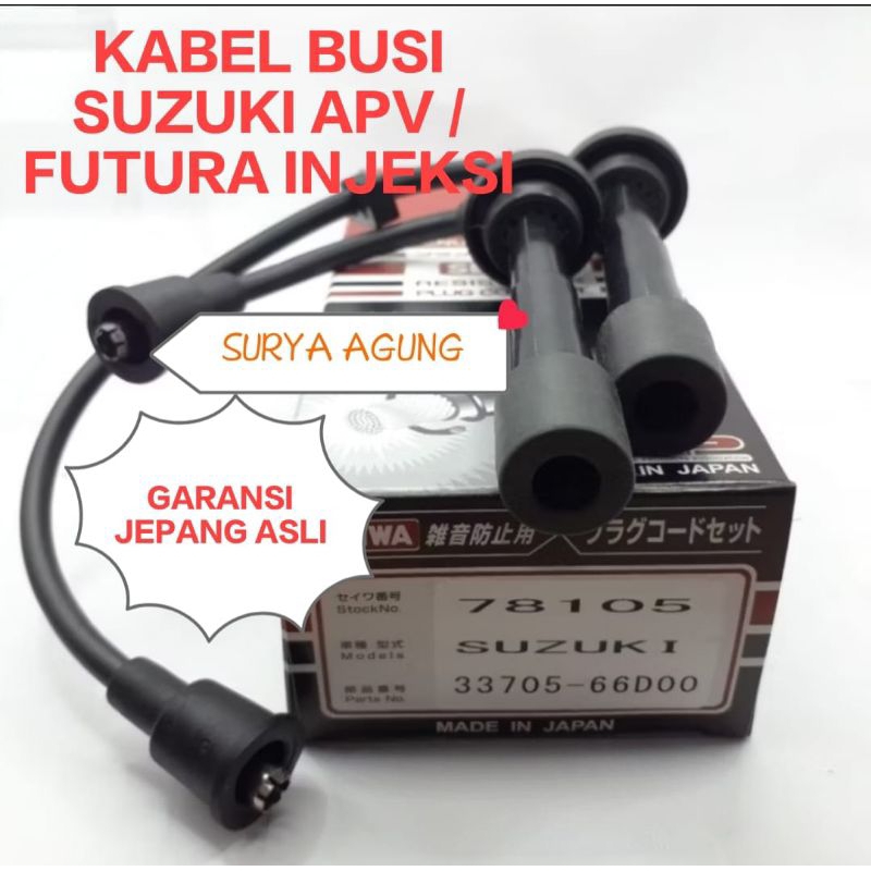 Jual KABEL BUSI SUZUKI APV / FUTURA INJEKSI SEIWA JEPANG ASLI ...