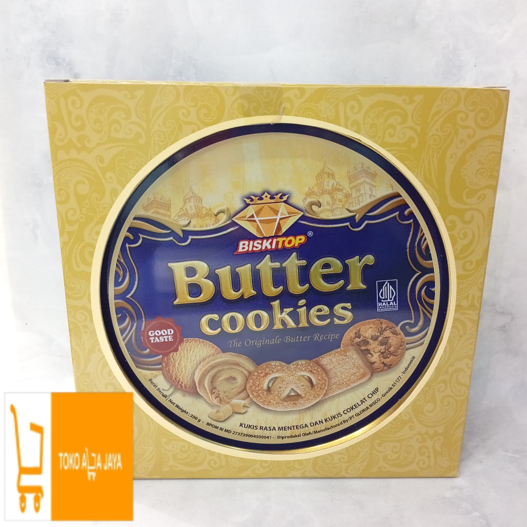 Jual BISKITOP BUTTER COOKIES 350g | Shopee Indonesia
