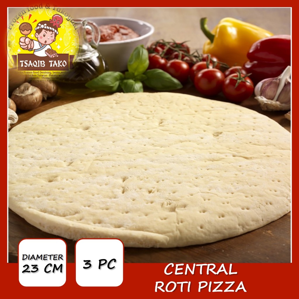 Jual CENTRAL Base pizza - adonan pizza - pizza base - pizza dough isi ...