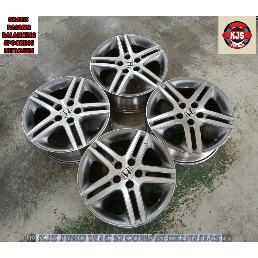 Jual VELG MOBIL BEKAS COPOTAN HONDA ODDYSSEY RING 17 PCD 5X114,3 OFFSET 55 LEBAR 7 RATA WARNA ...