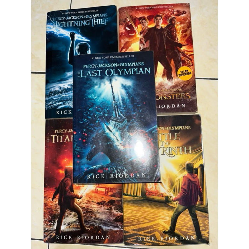Jual Rick Riordan - Percy Jackson: Olympians Last Olympic Set | Shopee ...