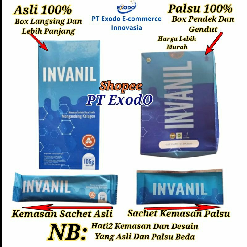 Jual INVANIL minuman collagen invanil atasi semua masalah tubuh secara ...