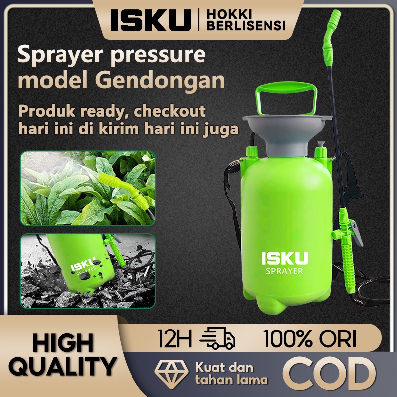 Jual ISKU Pressure Sprayer Multi Fungsi 5L/ Alat semprotan tanaman 5 ...