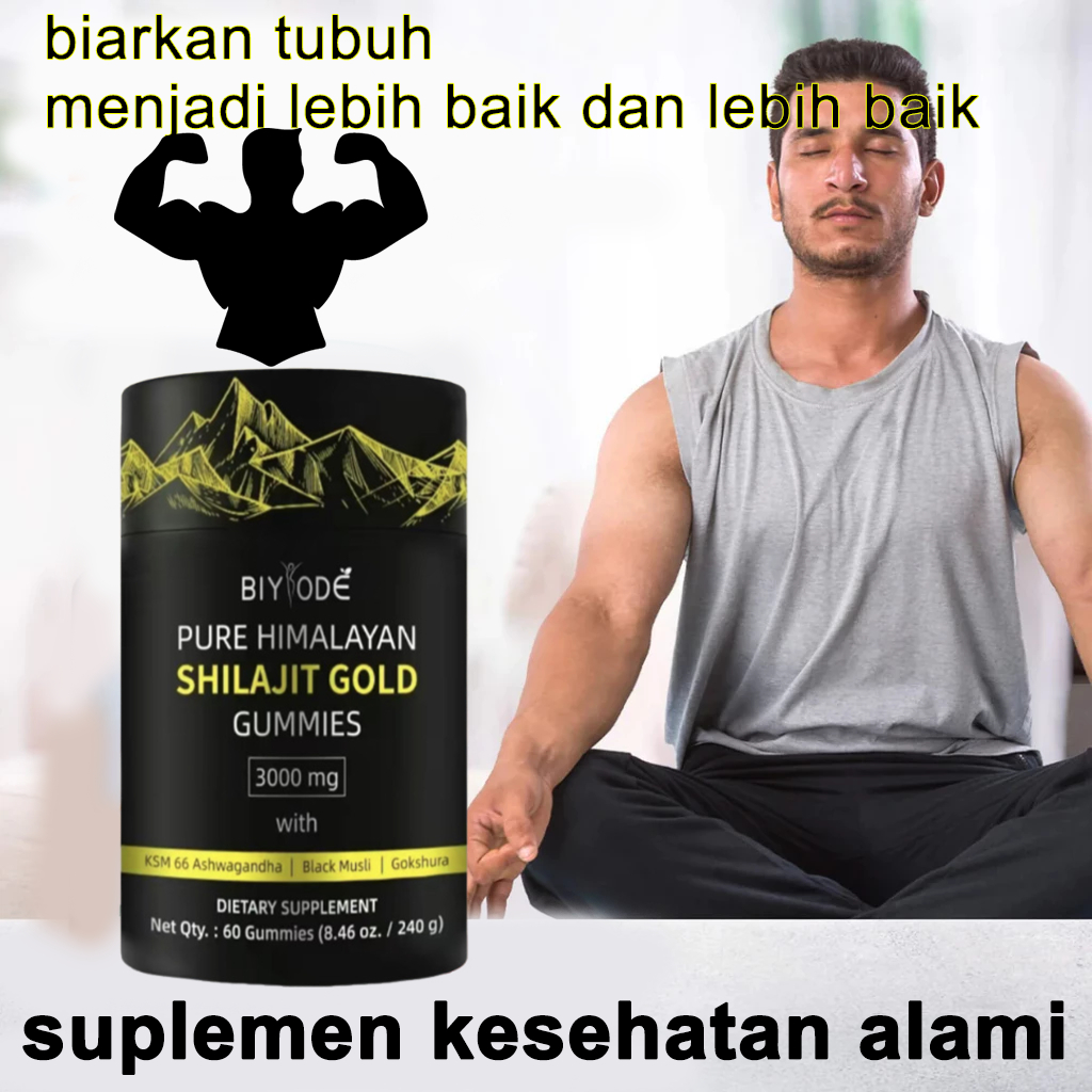 Jual Permen Shilajit mengandung nutrisi Ashwagandha Gokshura Fitness ...
