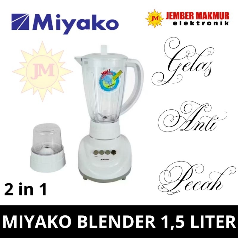 Jual MIYAKO BLENDER BL-151PF/AP Blender Plastik 1,5 Liter MIYAKO ...