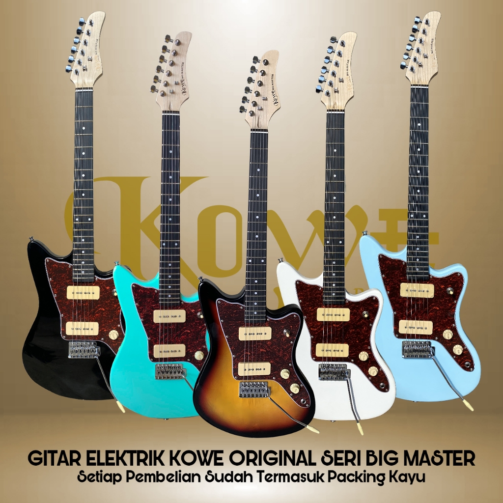 Jual Gitar Elektrik Original Merk KOWE Seri Big Master Bergaransi ...