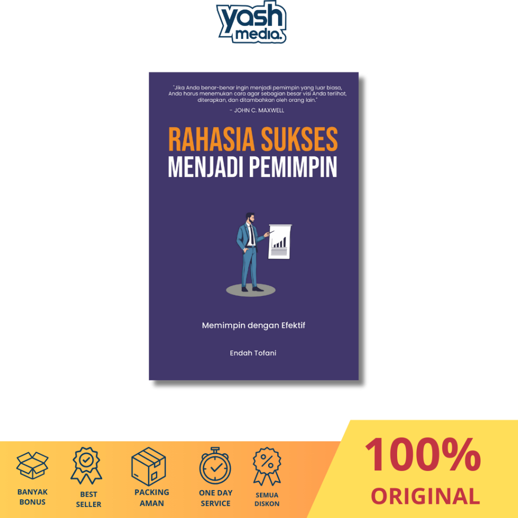 Jual Buku RAHASIA SUKSES MENJADI PEMIMPIN : Memimpin dengan Efektif - Yash Media | Shopee Indonesia