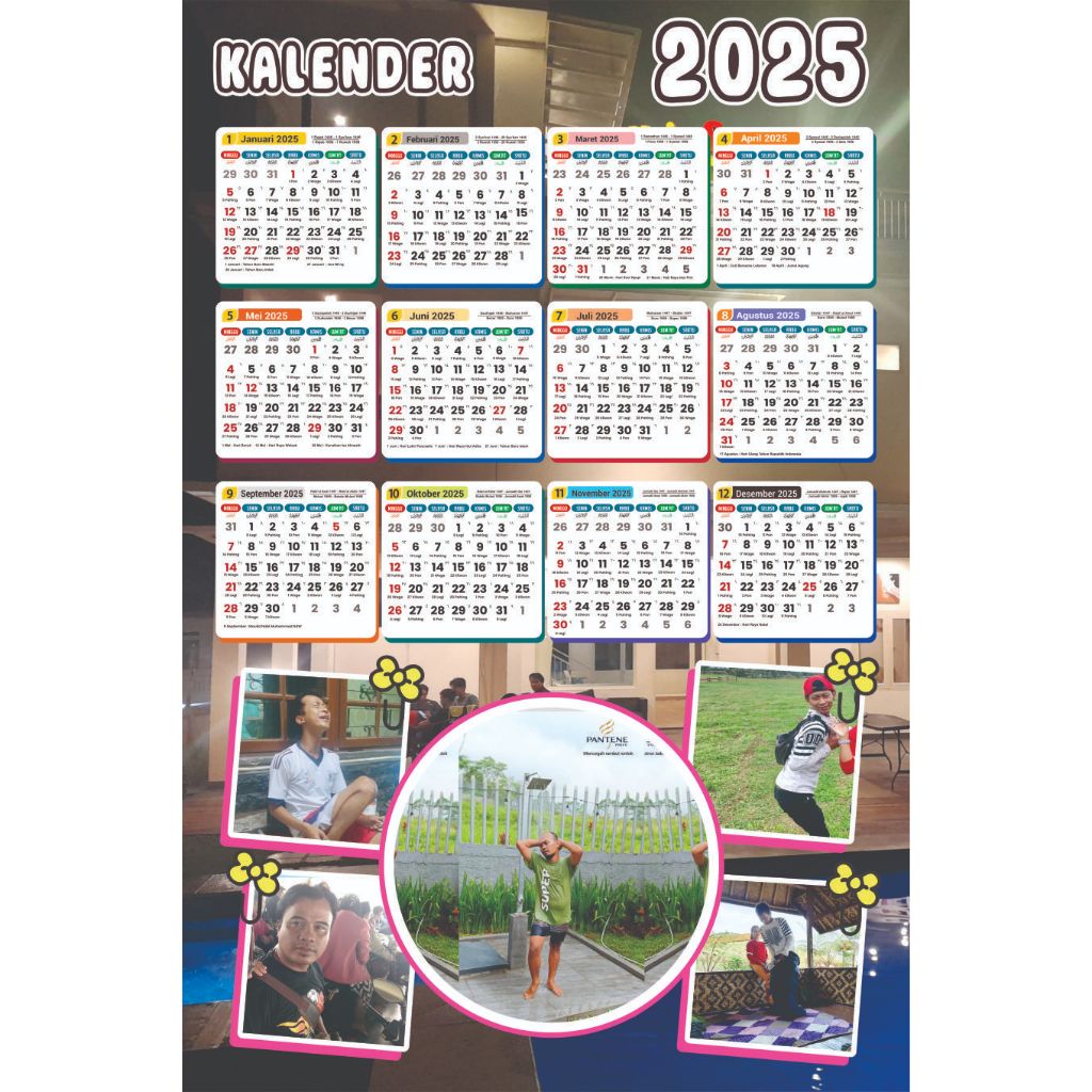 Jual kalender dinding 2025 / kalender karaker 2025 | Shopee Indonesia
