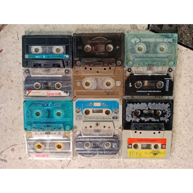 Jual kaset pita jadul original untuk pajangan dinding ruang tamu cafe ...
