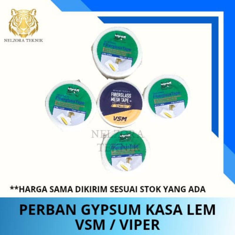 Jual Perban Lem Kasa Perban Gipsum Perekat Lem Asbes Plafon VSM/VIPER ...
