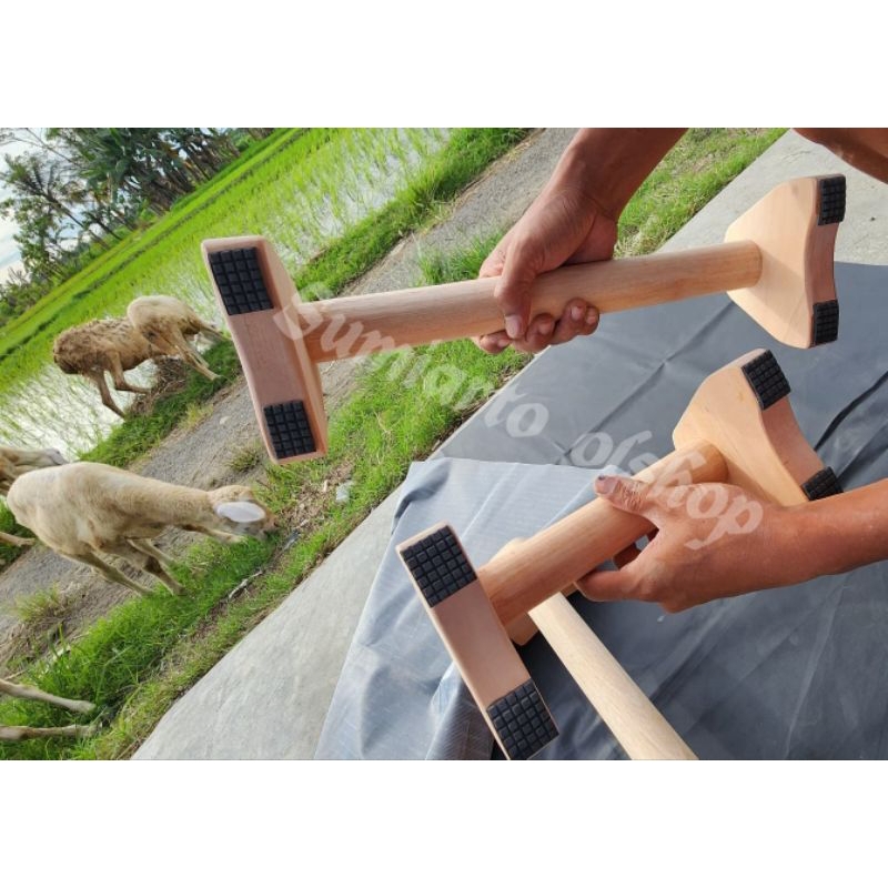 Jual WOODEN PARALLATTES hand stand push up bar | Shopee Indonesia