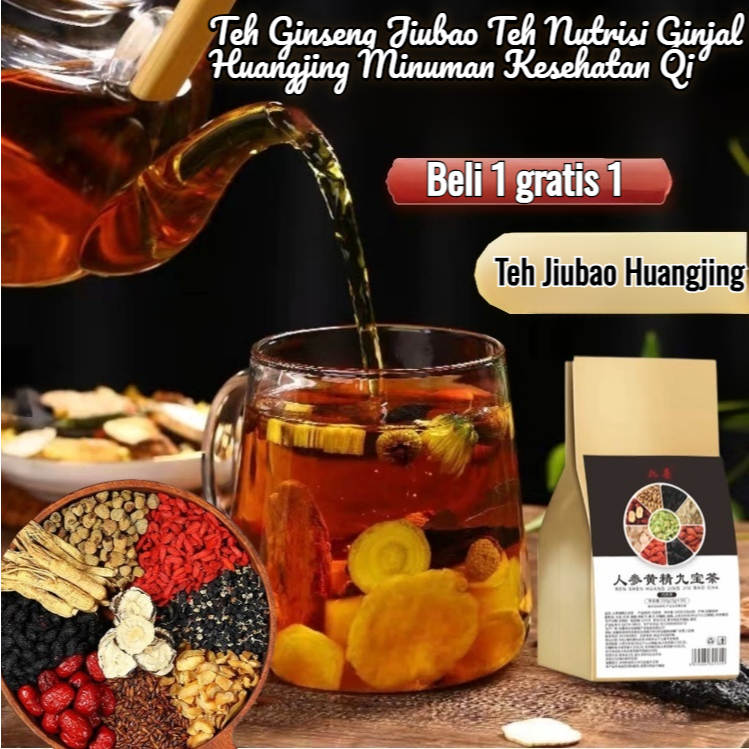 Jual 【Beli 1 Gratis 2】Teh ginseng dan goji Teh sembilan harta ginseng dan polygonatum Teh ...