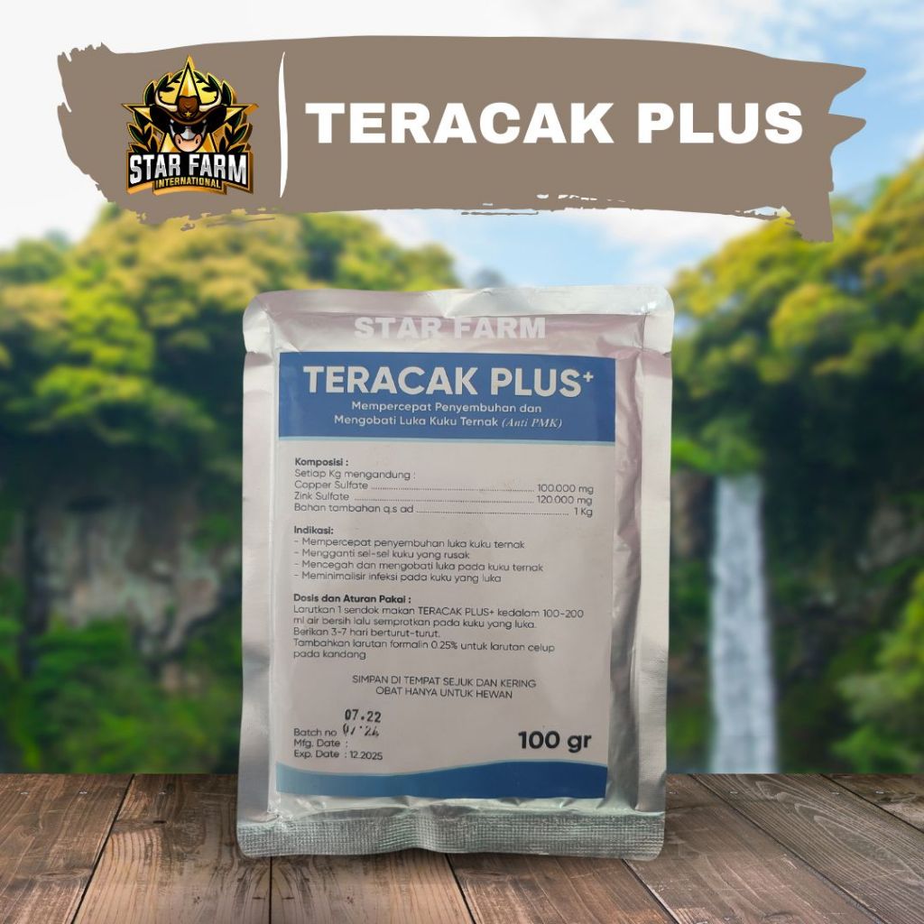 Jual TERACAK PLUS 100 gr - Obat Luka Kuku Sapi PMK & Kuku Sapi Pincang ...