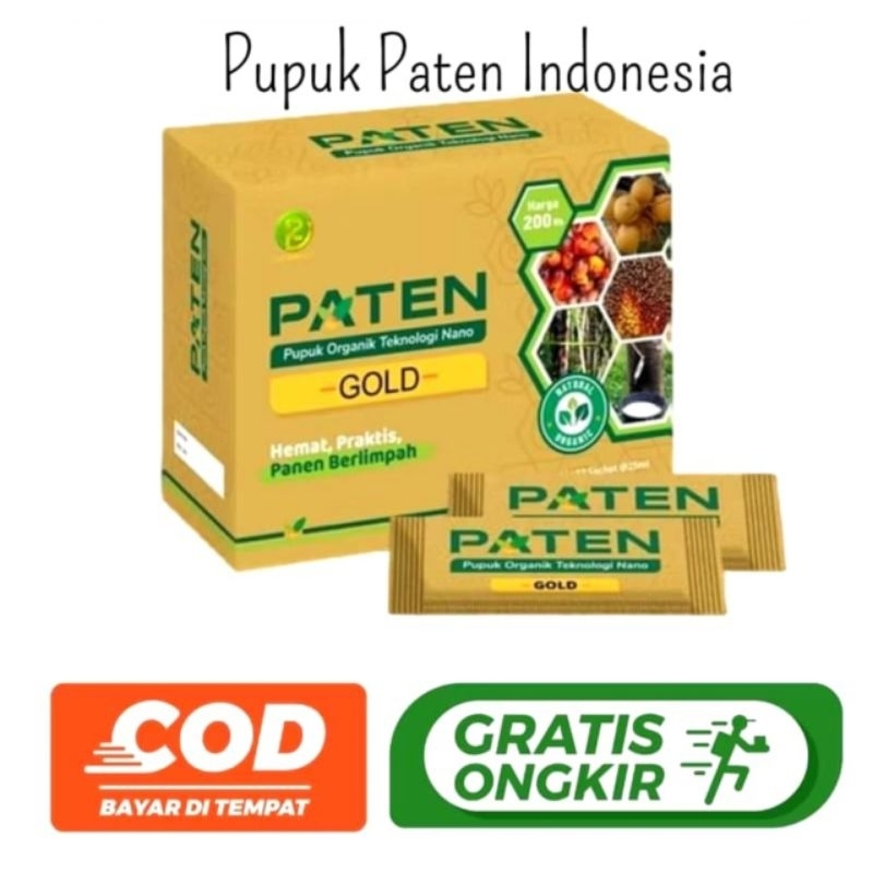 Jual Pupuk Organik Teknologi Nano Paten Gold 1 Box isi 12 Sachet ...