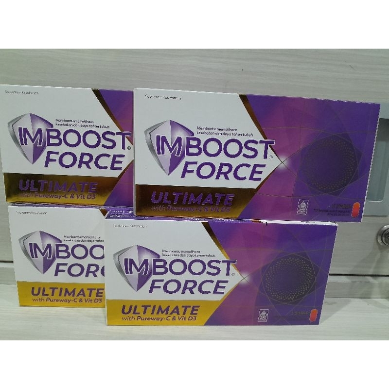Jual IMBOOST FORCE ULTIMATE 1strip@10 kaplet (perbox) | Shopee Indonesia